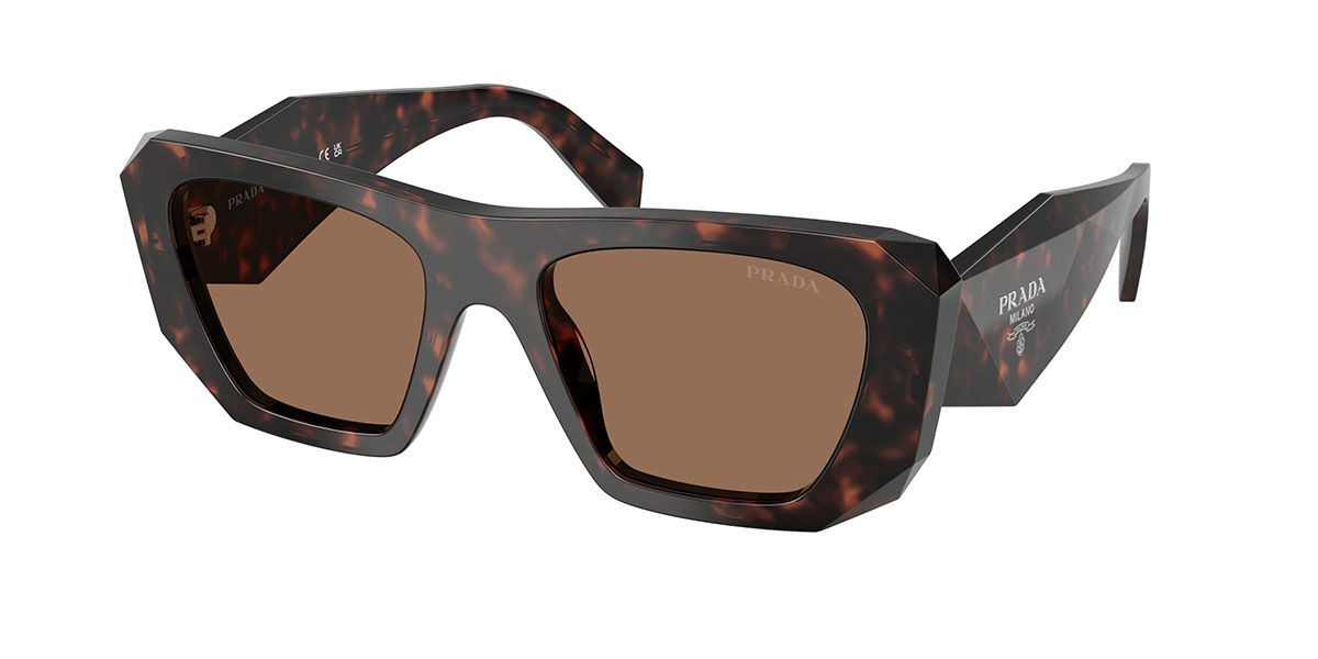 Prada PR B18SF Asian Fit 17N06B Cuadrado Root Tortoise lentes de sol ...