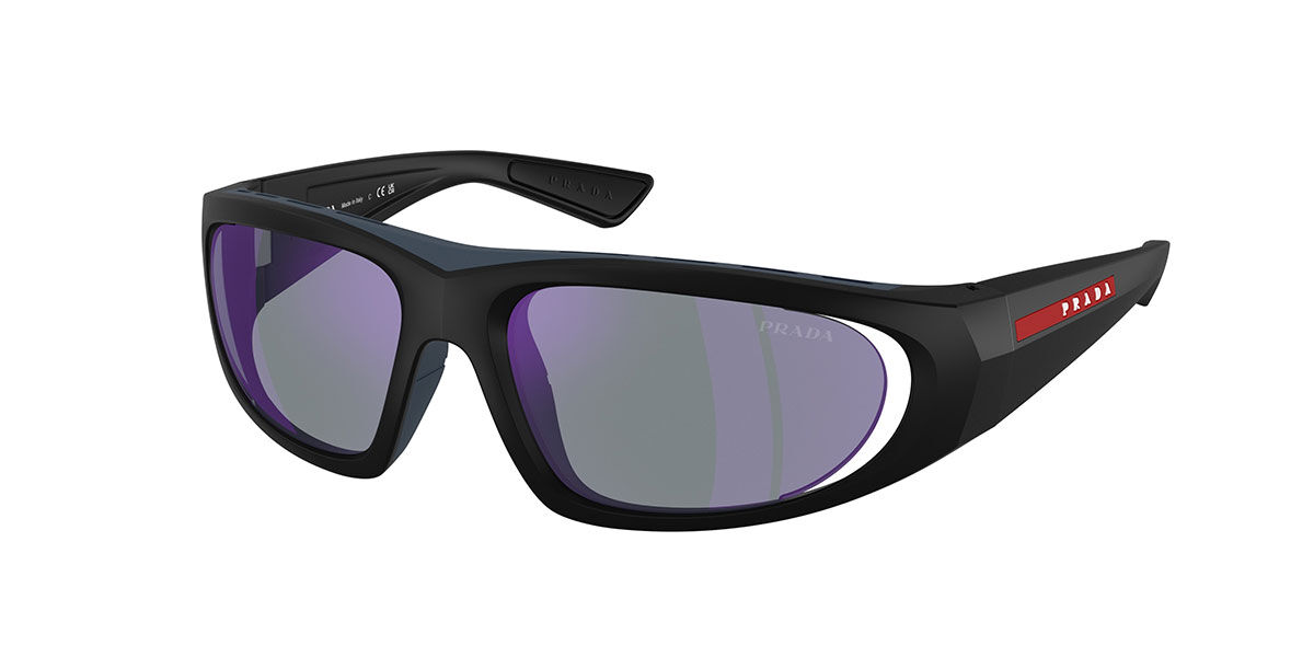 Prada Linea Rossa PS B03S 1BO10J Envolvente Negro mate lentes de sol ...