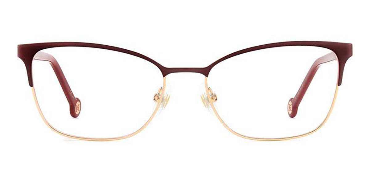 Carolina Herrera HER 0164 NOA Rectangulares Gold Burgundy gafas ...