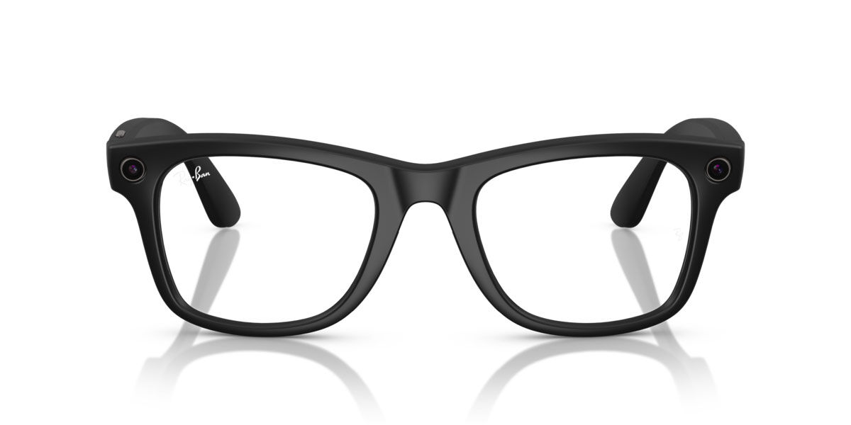 Ray-Ban Meta RW4008 Wayfarer with Blue-Light Block 601S1M Cuadrado ...
